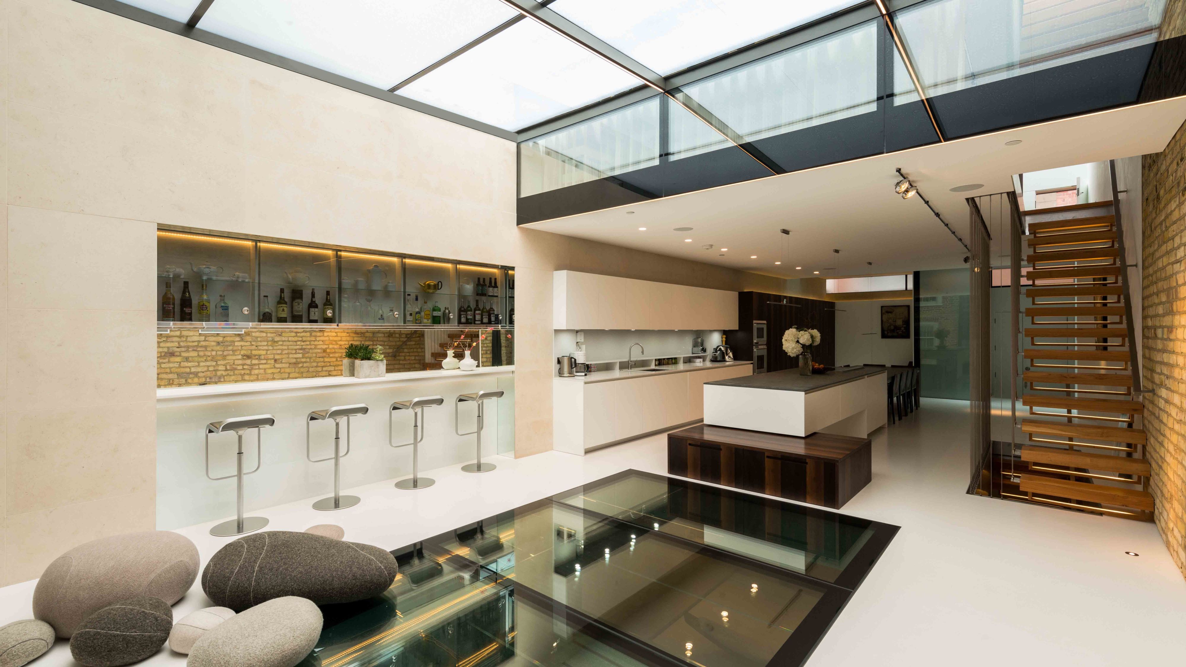 Glass Ceiling In House